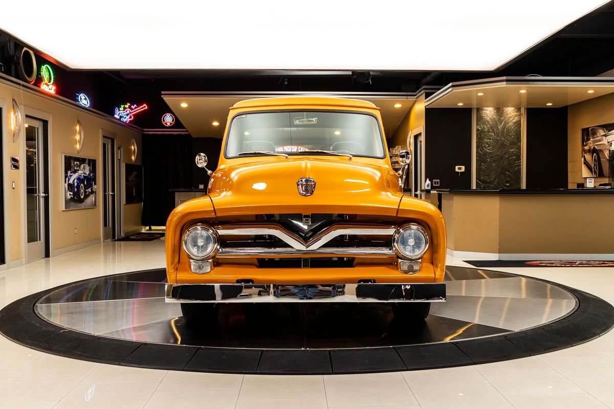1955 Ford F100 Restomod Has Stroker V8 Suprise, Perfect Stock Features