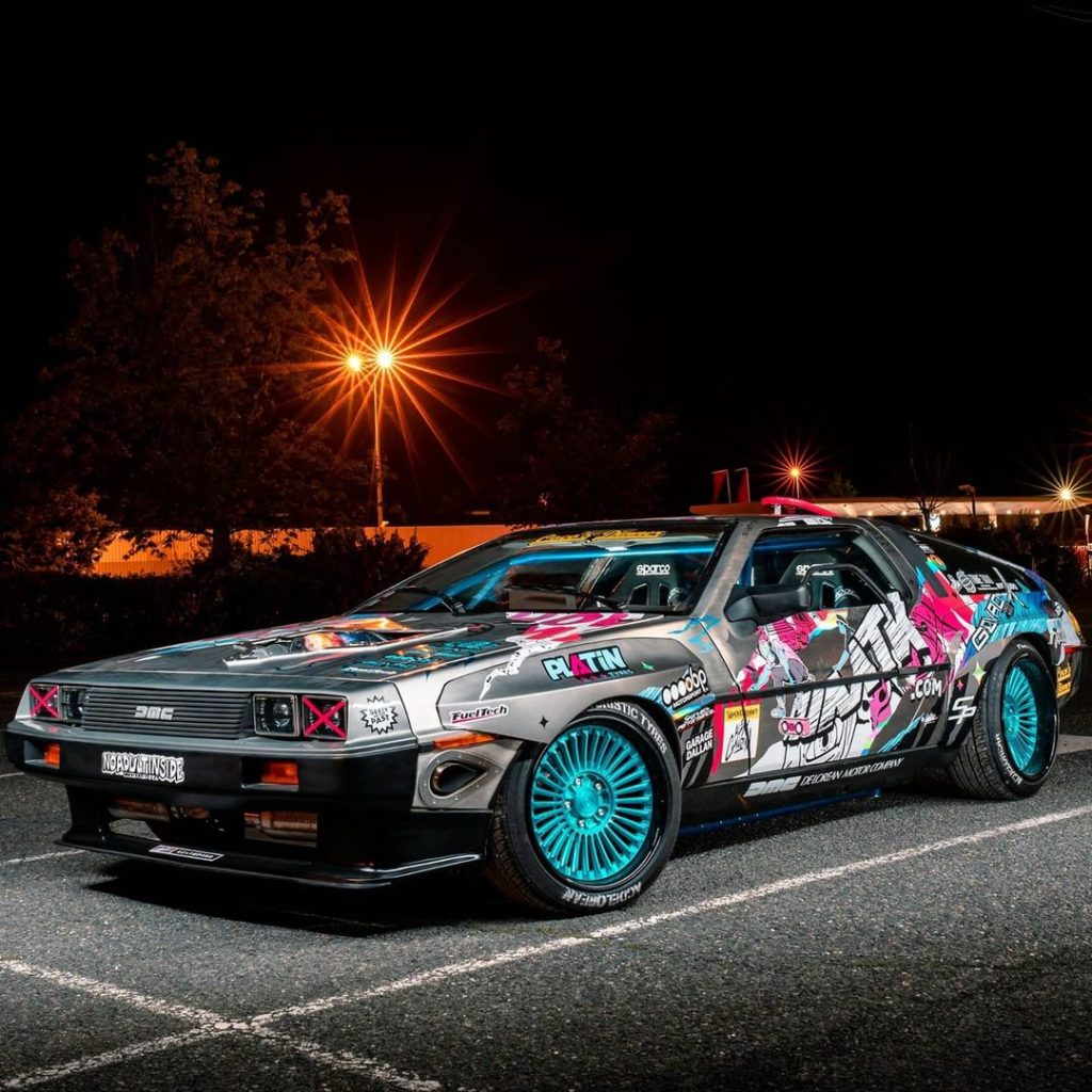 This Crazy DeLorean Drift Car Secretly Wants to Be a Corvette