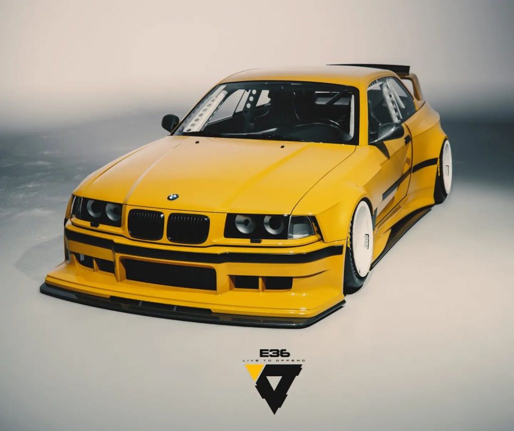 Widebody E36 BMW by LTO Is Here to Salute the M3 and Then Some