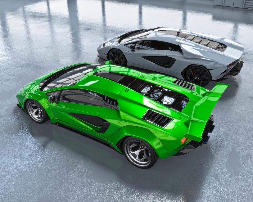 2022 Lamborghini Countach Redesign Shows Big Wing and Arches For Vivid ...