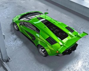 2022 Lamborghini Countach Redesign Shows Big Wing and Arches For Vivid ...