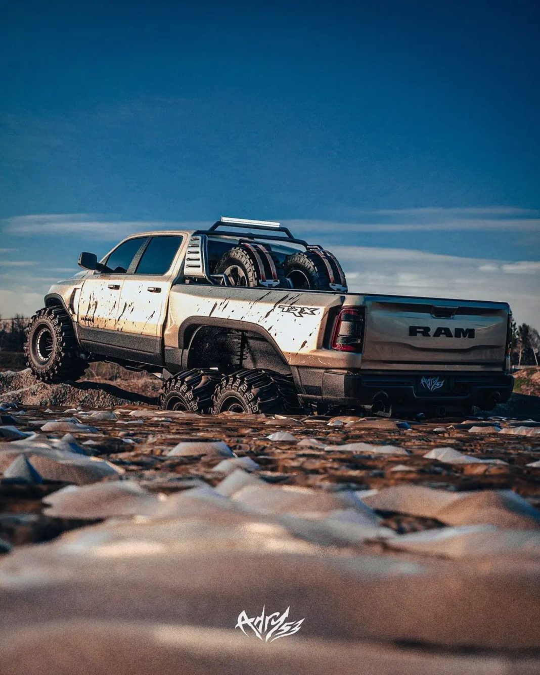 Ram TRX 6x6 Digitally Brings Back the T-Rex Concept for SEMA Fame