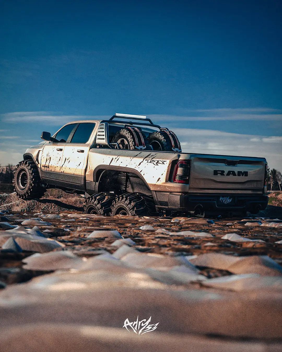 Ram TRX 6x6 Digitally Brings Back the T-Rex Concept for SEMA Fame