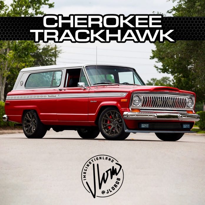Hellcat-Powered 1970s Jeep Cherokee Is a "Classic Trackhawk" in Quick ...
