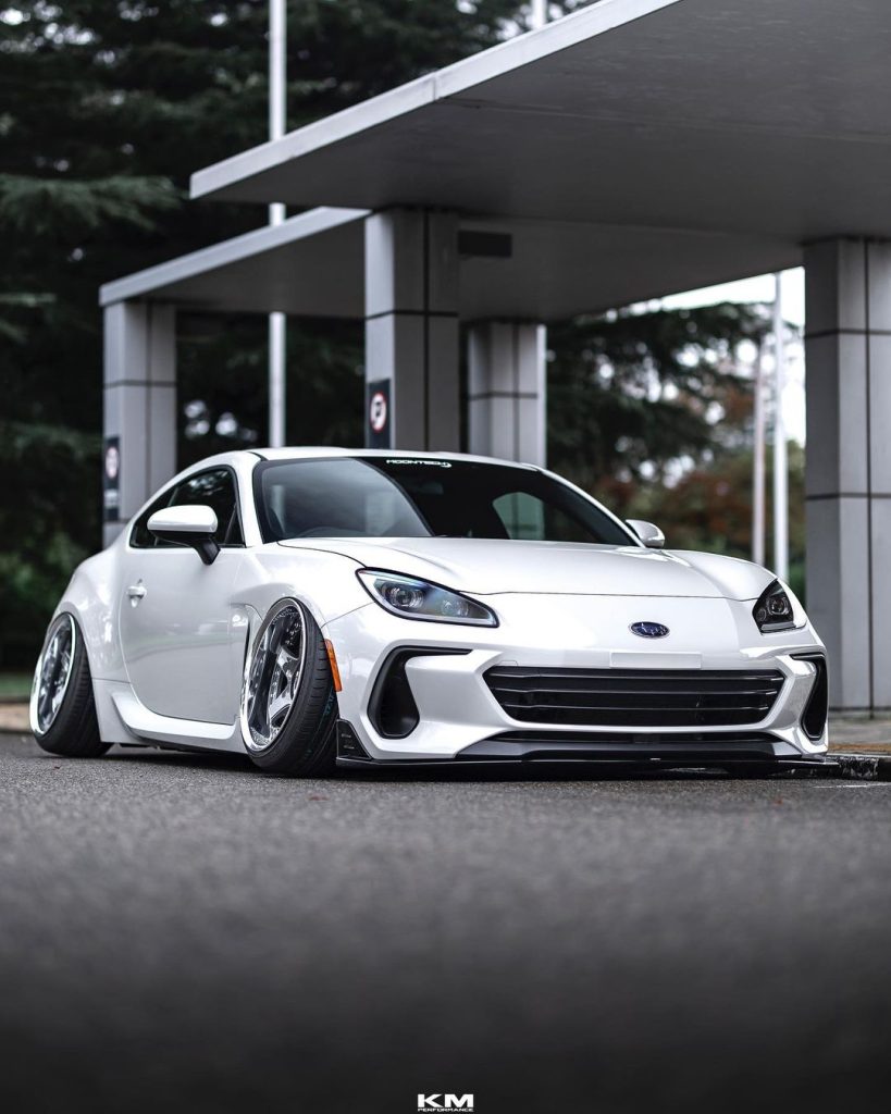 Stanced 2022 Subaru BRZ Looks Clean, New Chassis Now Has Air Suspension