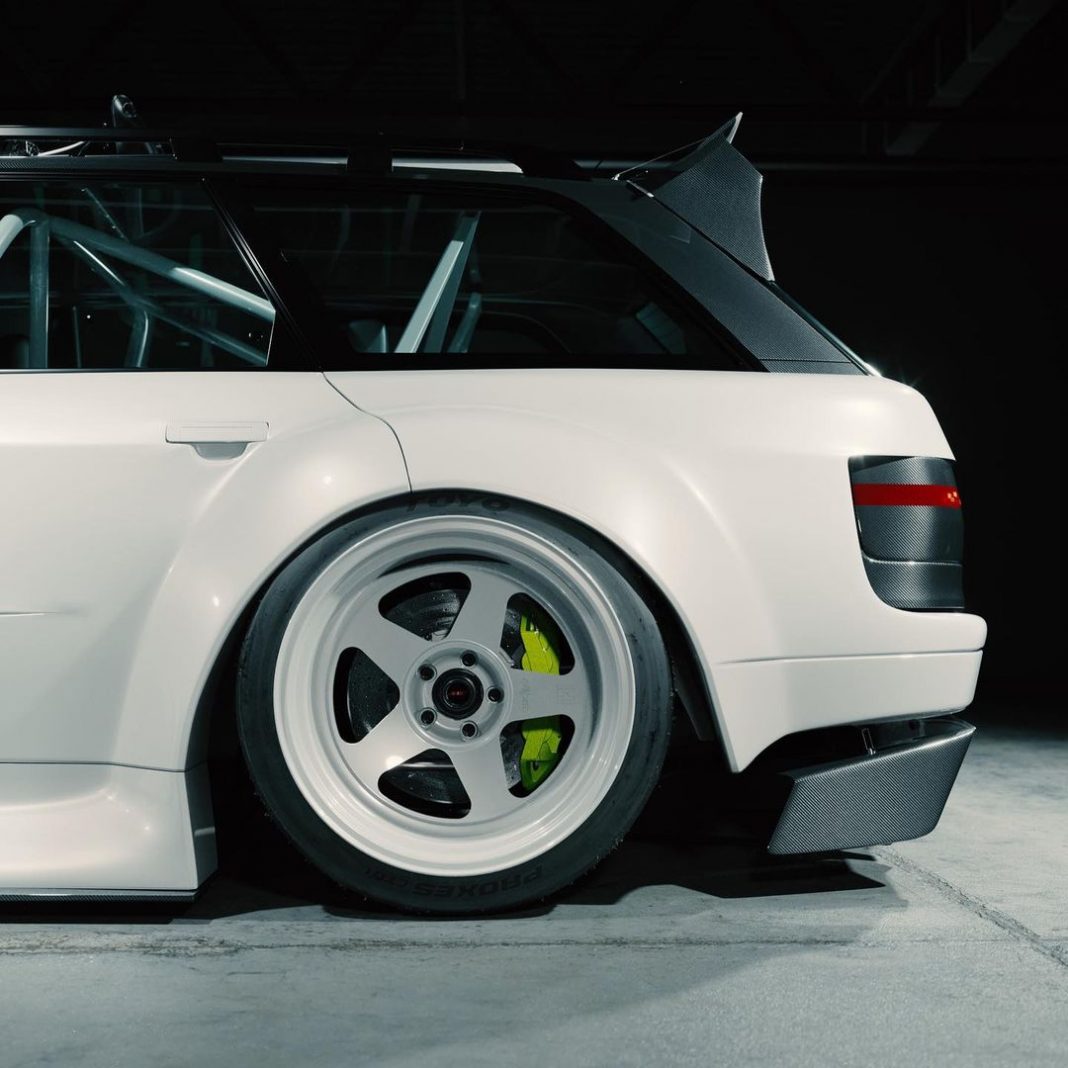 Widebody Audi RS2 "White Wolf" Is a Hoonigan quattro Wagon Tribute
