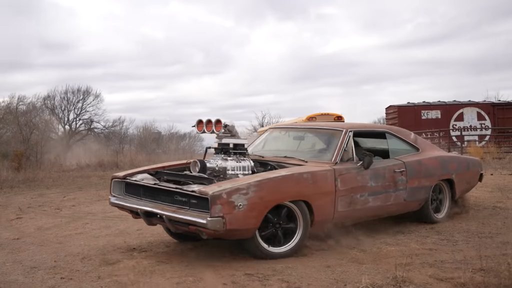Rusty 1968 Dodge Charger Gets Crazy Supercharger After Sitting for 35 Years