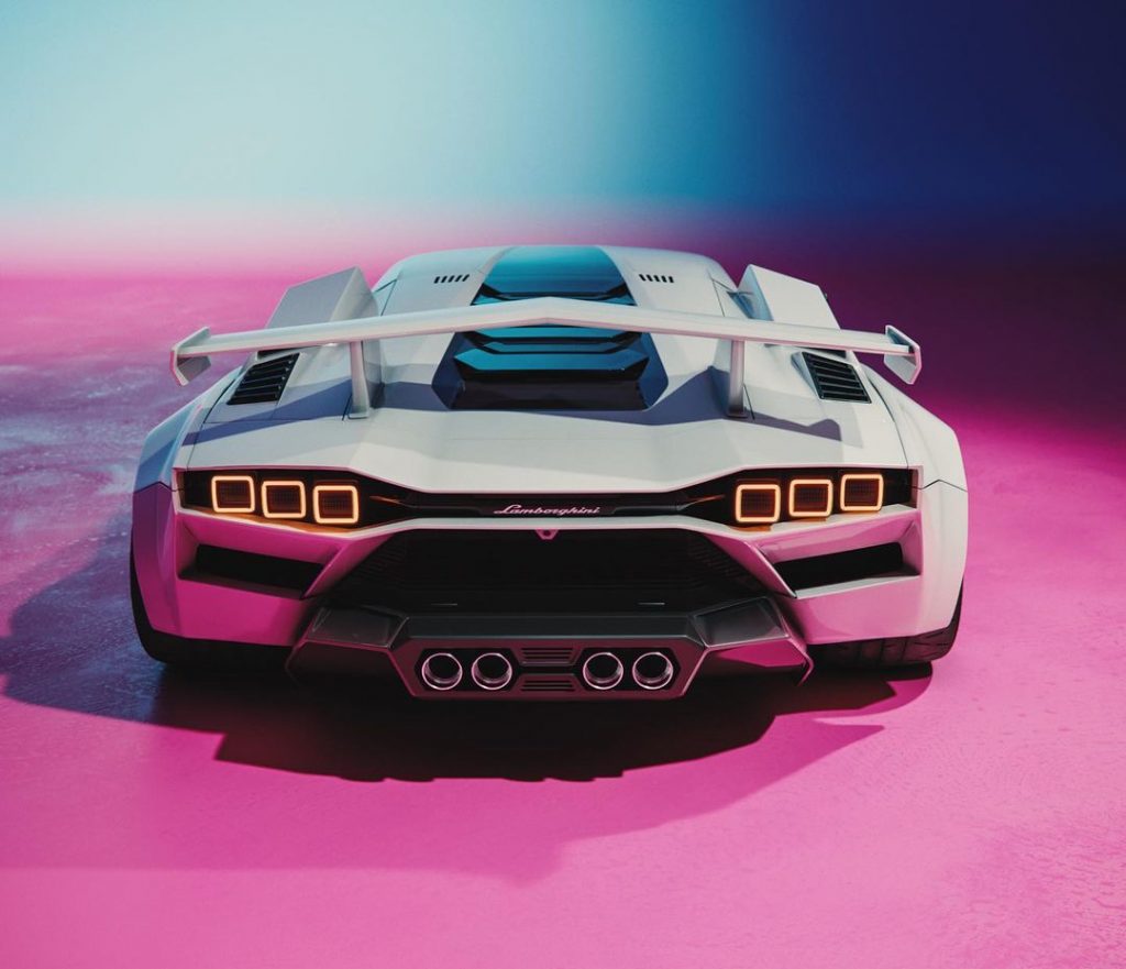 The Lamborghini Kountach Is a Guaranteed Future Digital Classic in Neo Vice