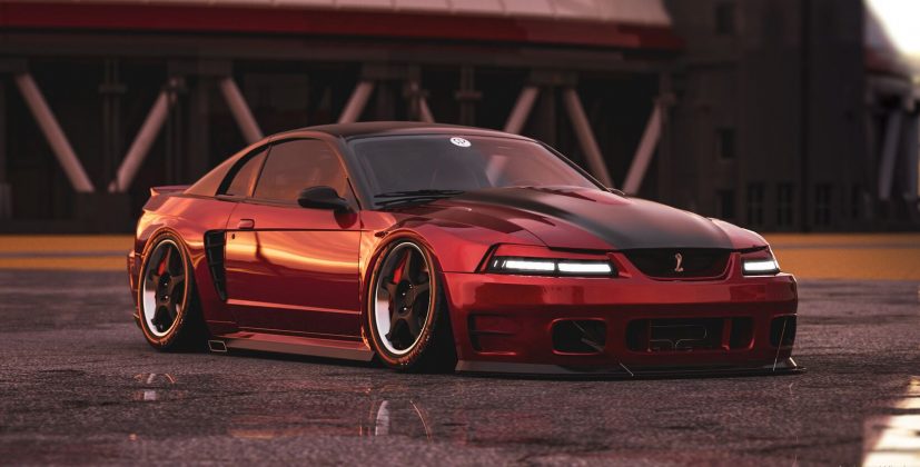Ford Mustang Cobra R Gets JDM Widebody Look in SN95 Epic Rendering