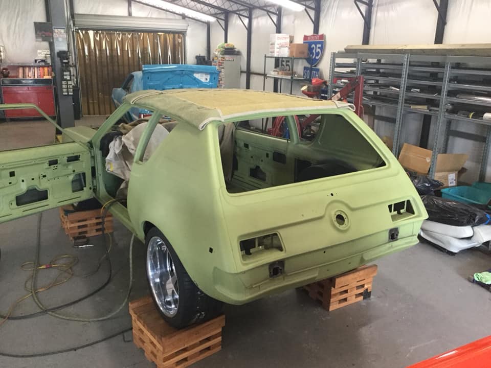 Hellcat-Gratified AMC Gremlin Runs with the Big Boys in Fitting Rendering