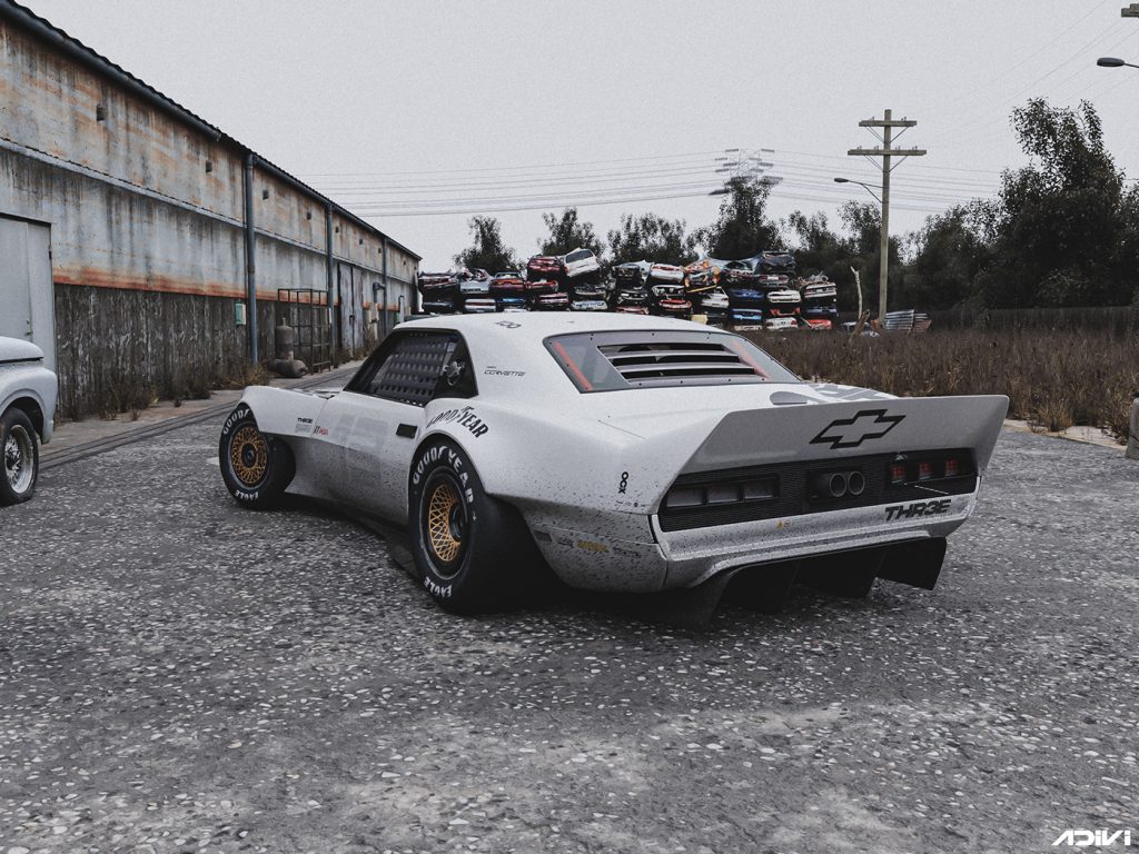 Mid-Engined 1969 Chevy "CAMAERO" Has C8 Power, Digitally Dares ...