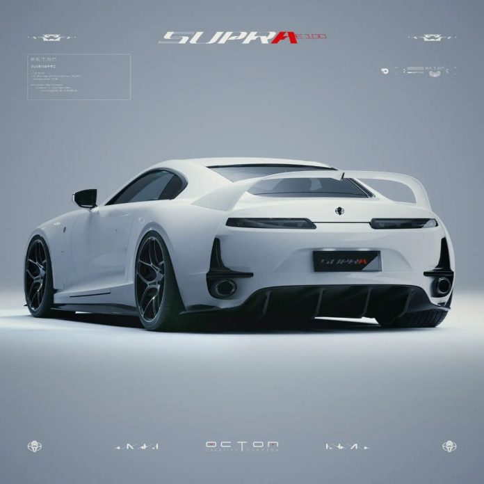 A100 Toyota Supra "Ghost in the Shell" Concept Has Retro Looks for 2030