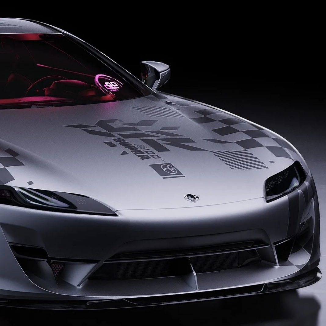 A100 Toyota Supra "Ghost in the Shell" Concept Has Retro Looks for 2030