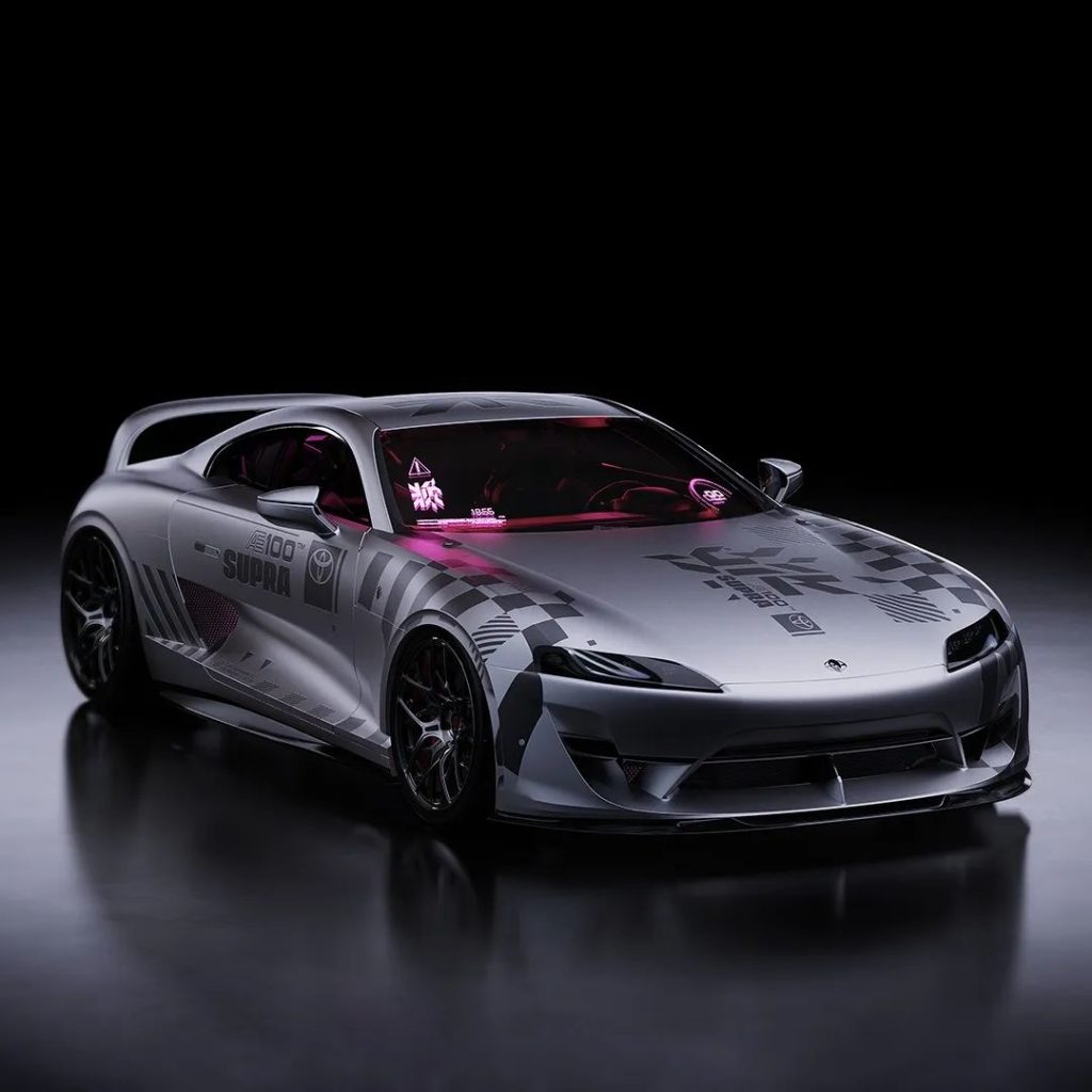 A100 Toyota Supra "Ghost in the Shell" Concept Has Retro Looks for 2030