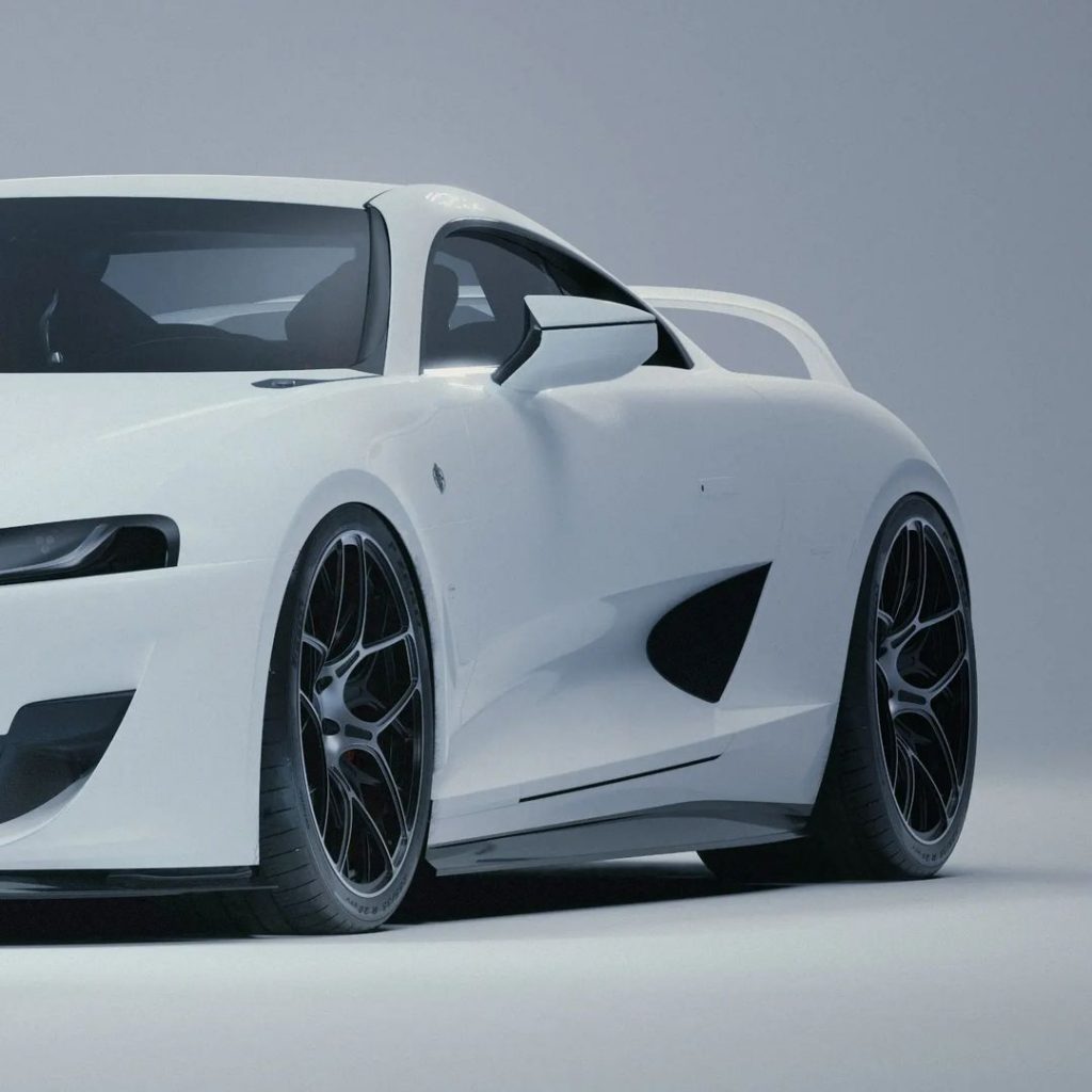 A100 Toyota Supra "Ghost in the Shell" Concept Has Retro Looks for 2030