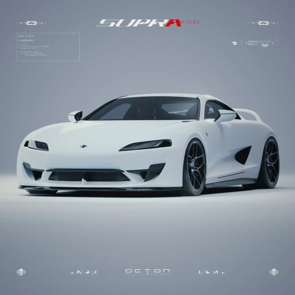 A100 Toyota Supra "Ghost in the Shell" Concept Has Retro Looks for 2030