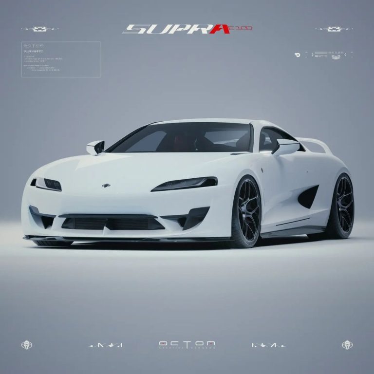 A100 Toyota Supra "Ghost in the Shell" Concept Has Retro Looks for 2030