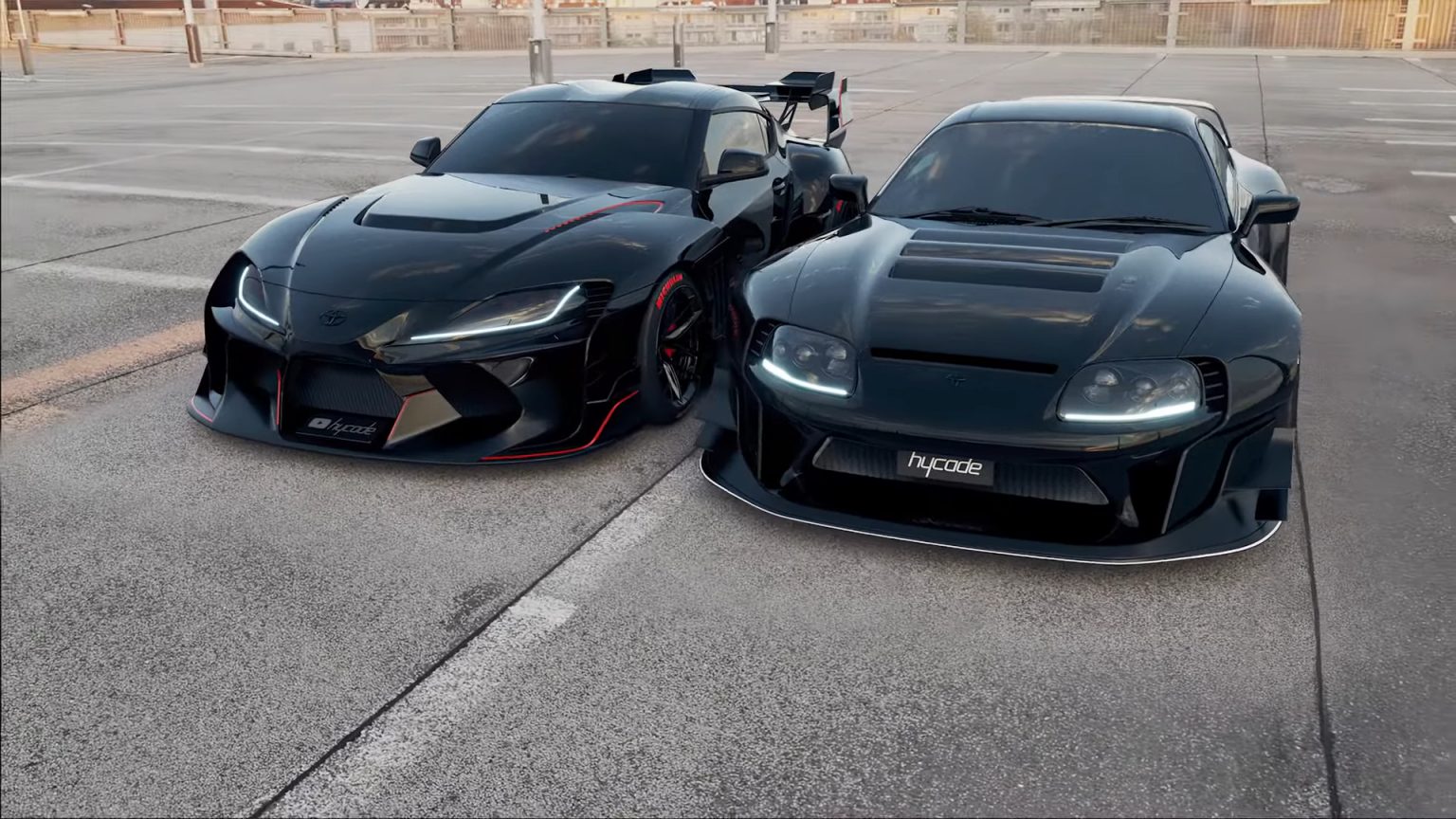 Old and New Toyota Supra Get Matching "Hyper Supra" Widebody Makeovers