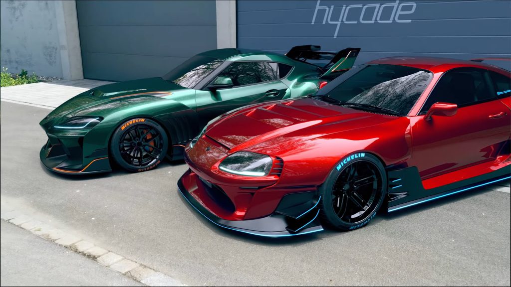 Old and New Toyota Supra Get Matching "Hyper Supra" Widebody Makeovers
