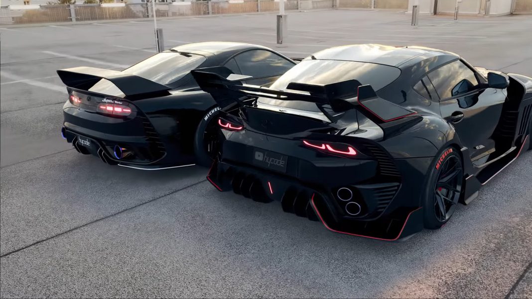 Old and New Toyota Supra Get Matching "Hyper Supra" Widebody Makeovers