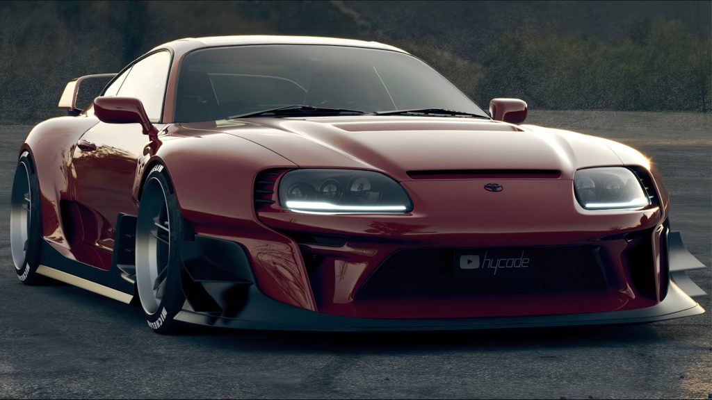 Mk4 Toyota Supra "Coke Bottle Supercar" Is an Epic Widebody Rendering