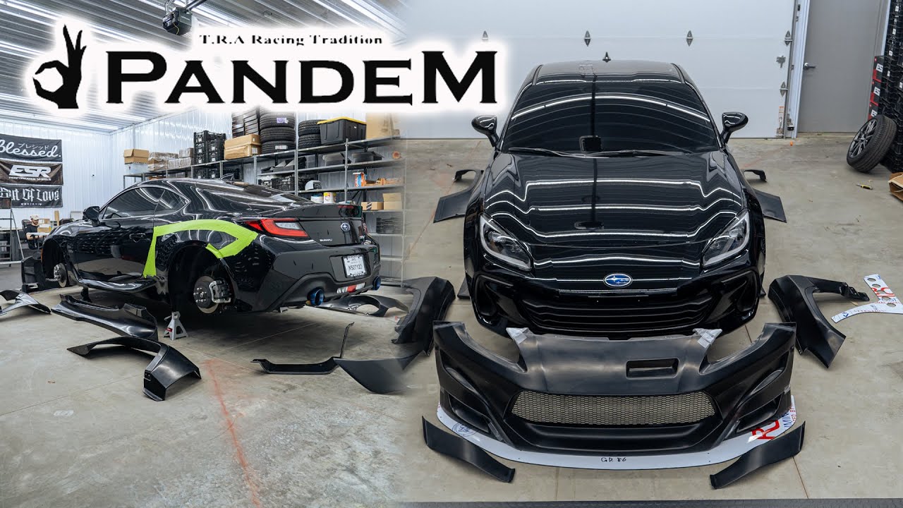 The First Pandem 2022 Subaru BRZ Widebody Looks Almost Ready