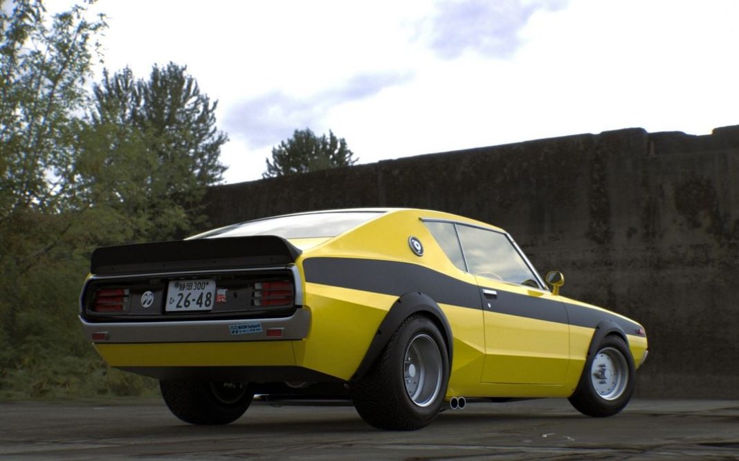 1973 Nissan GT-R "Kenmeri Muscle" Gets CGI Mopar Makeover with ...