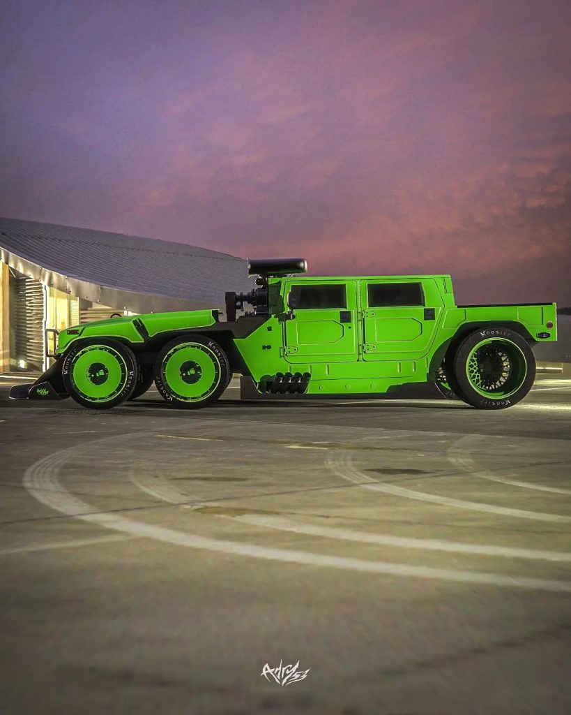 Hummer 6x6 "Goliath for Glory" Is a Demolition Racer Rendering