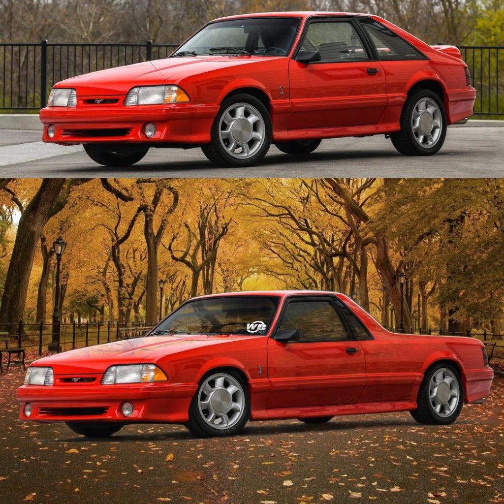Fox Body Mustang Durango Truck Is An Svt Cobra For Busy Digital Drivers