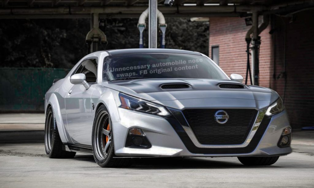 Dodge Helltima Back with Dual Snorkel Hood, CGI Based on Real Nissan ...