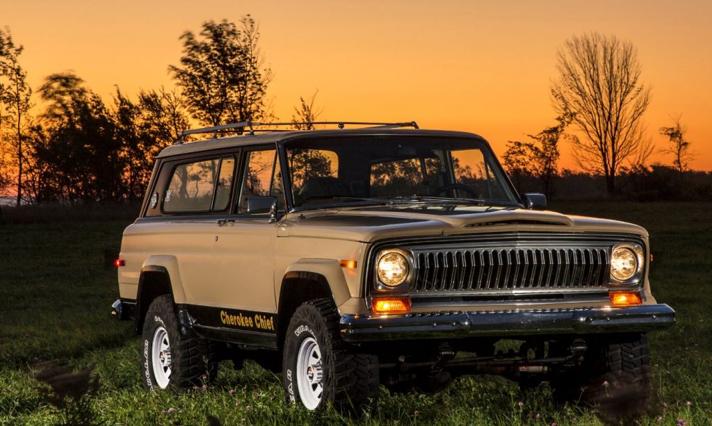 Modernized Jeep Cherokee Chief Rendering Keeps Simple Design