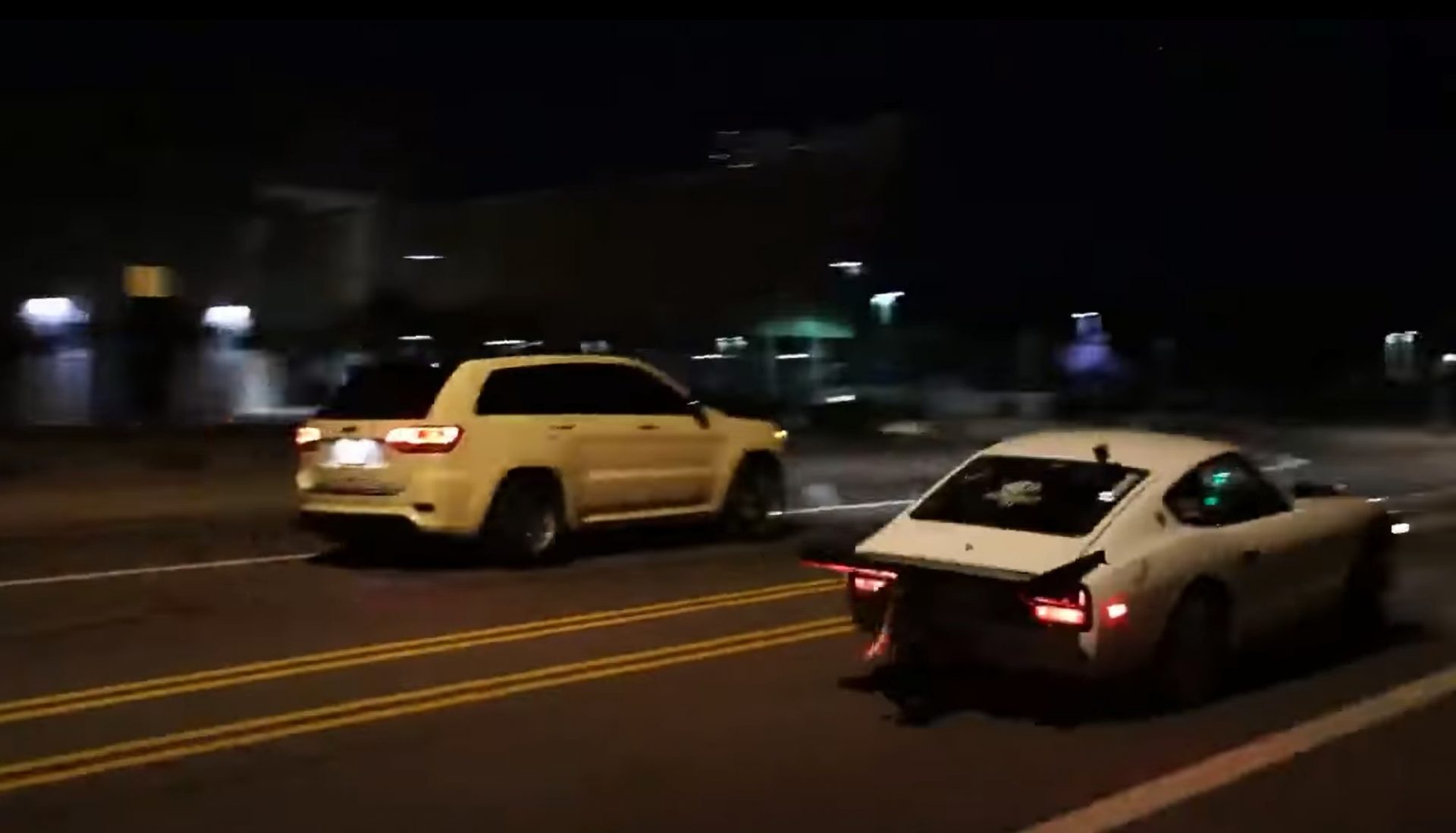 Hellephant-Powered Jeep Trackhawk Drag Races Big Turbo LS 280Z, One ...