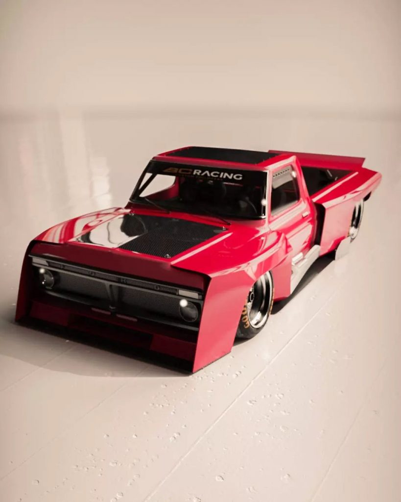 1970s Ford F100 "Max Aero" Looks Like a Widebody NASCAR Restomod