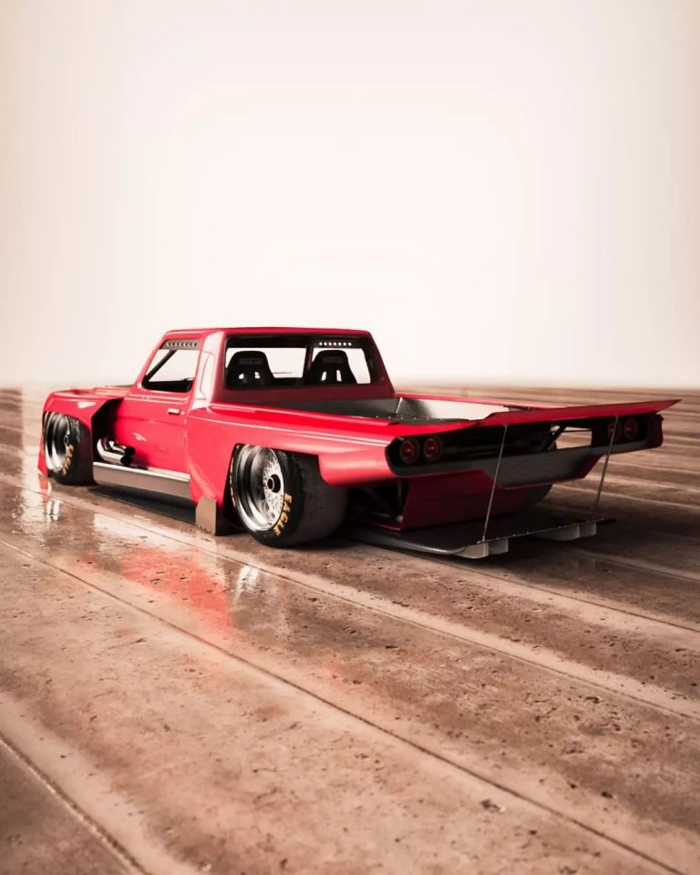 1970s Ford F100 "Max Aero" Looks Like a Widebody NASCAR Restomod