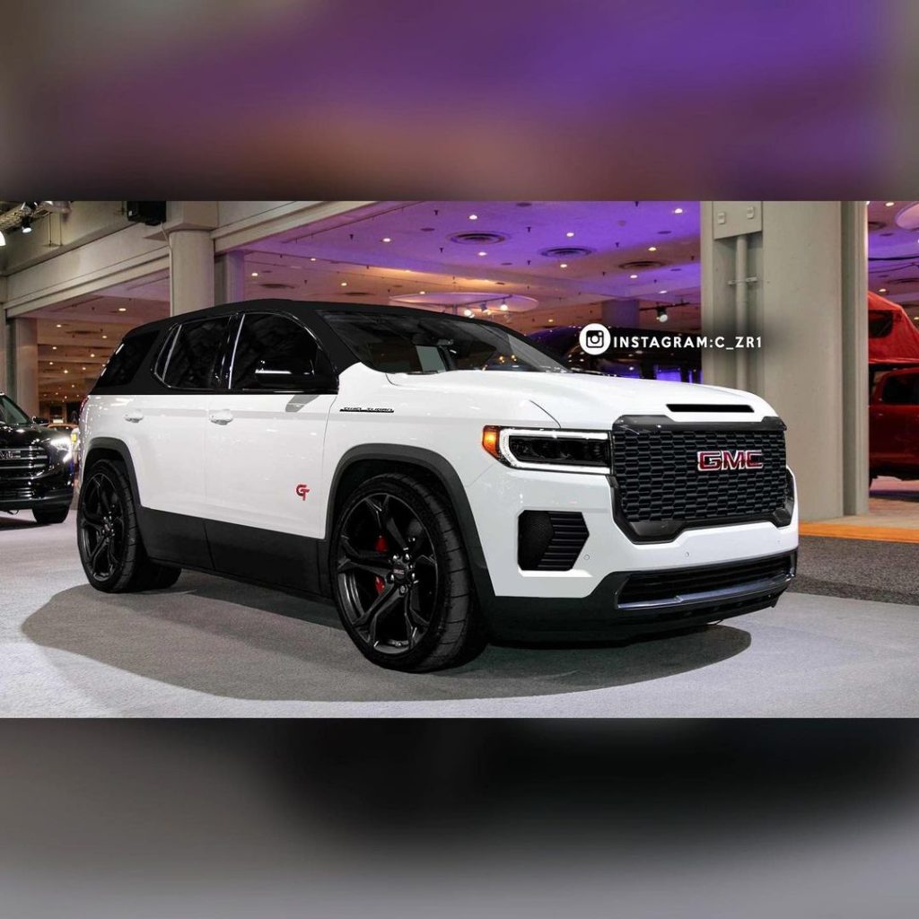 GMC Acadia GT Rendering Looks Like a Modern Cadillac-Powered Typhoon