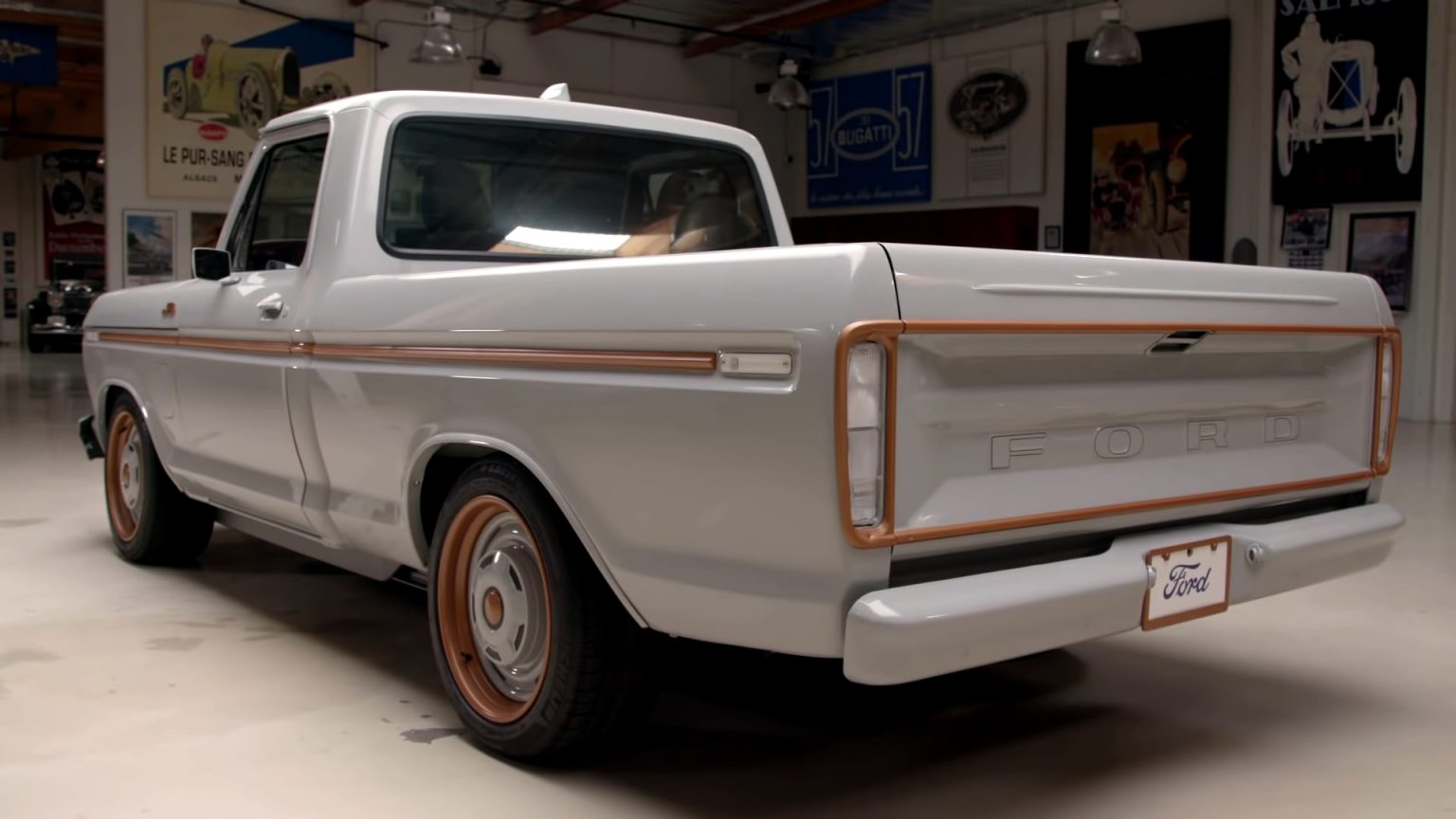 Jay Leno Drives Electric 1978 Ford F100 "Eluminator" With Mach-E Swap