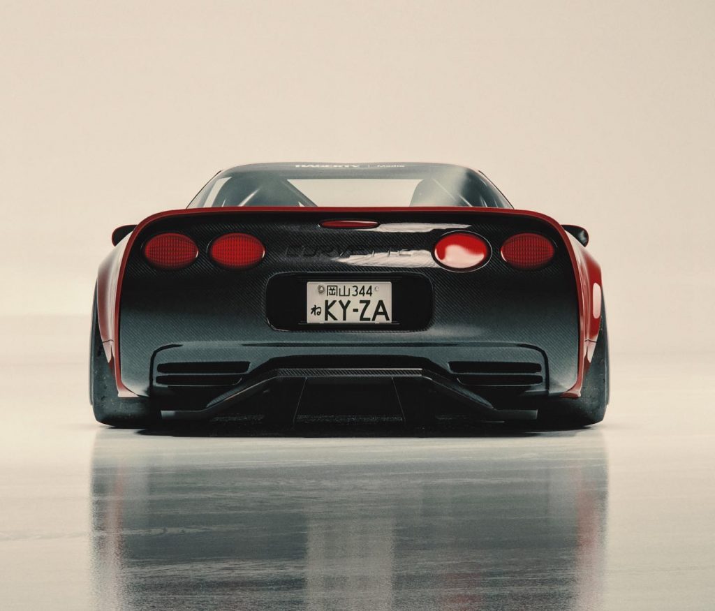 Kyza Creates Chevy Corvette C5-R "Street Edition" of His Widebody Dreams