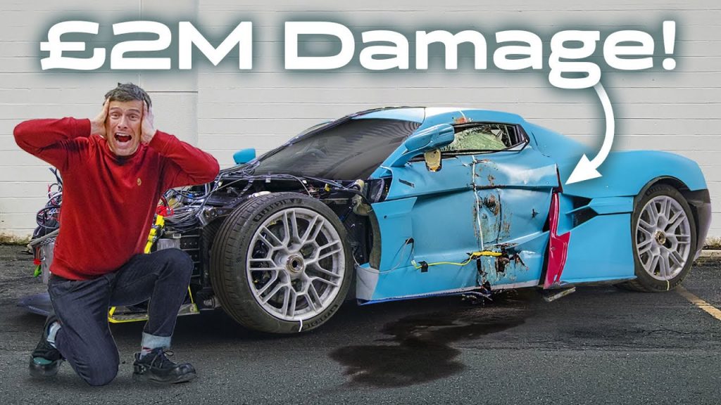 Mat Watson Crashes $2.4 Million Rimac Electric Hypercar, Carbon Tub Is ...