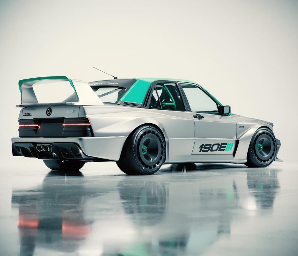 190E EVO III Is Kyza's Futuristic Restomod Concept that Mercedes Won't ...