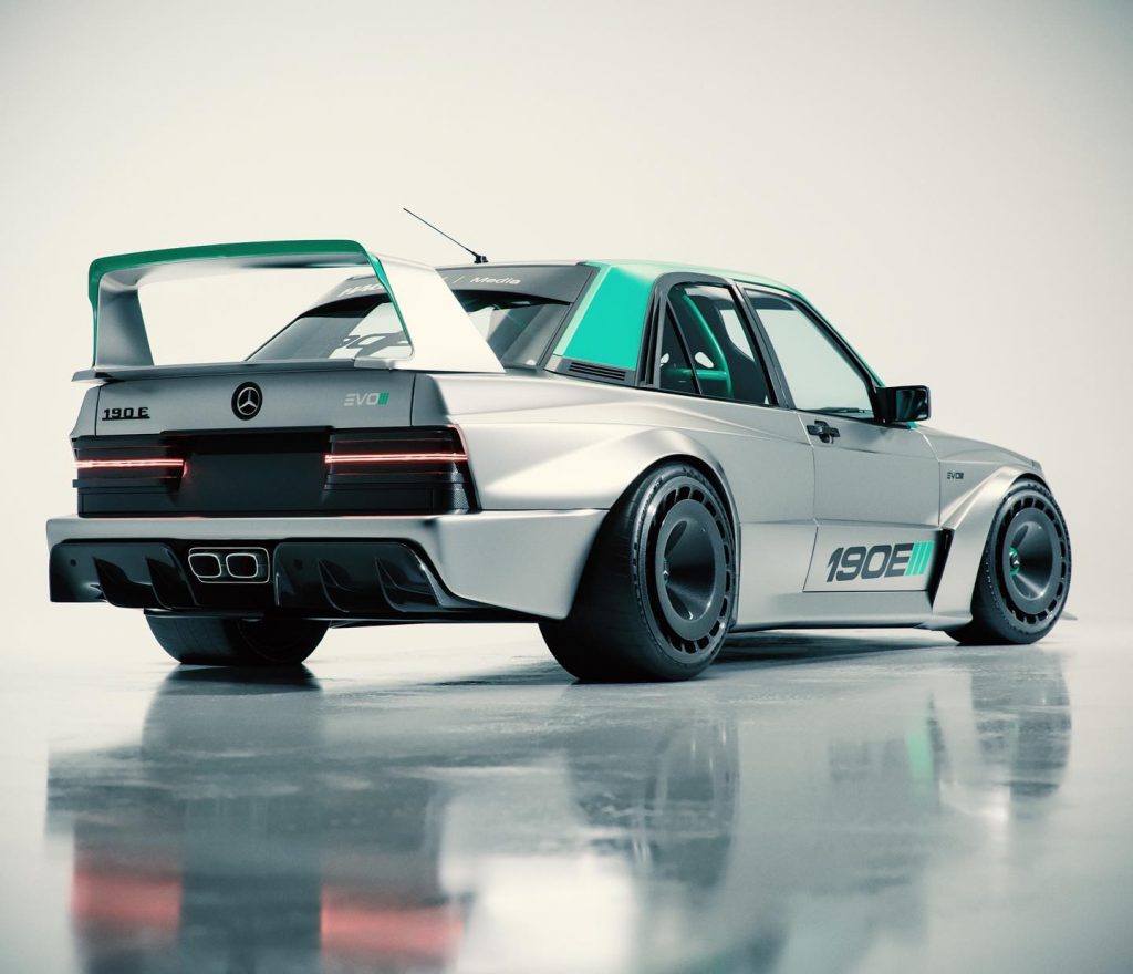190E EVO III Is Kyza's Futuristic Restomod Concept that Mercedes Won't ...