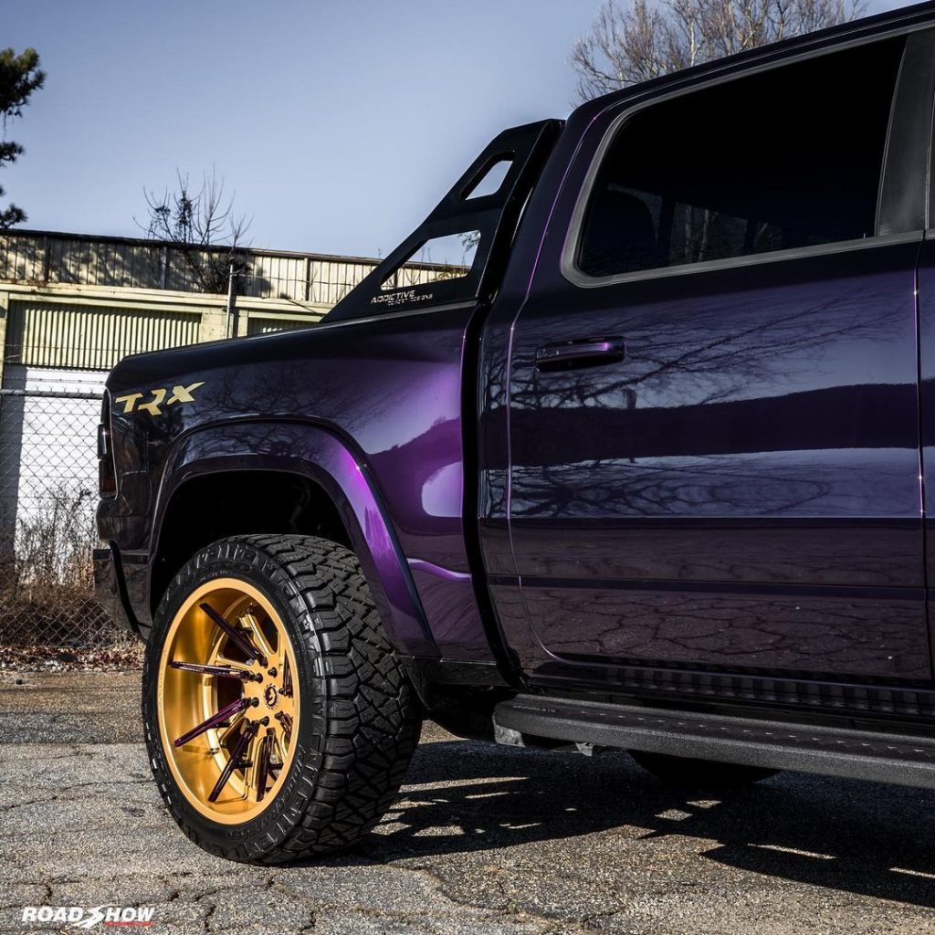 Rapper Lil Baby's Ram TRX Flexes Midnight Purple, Forgiatos and Bomber ...