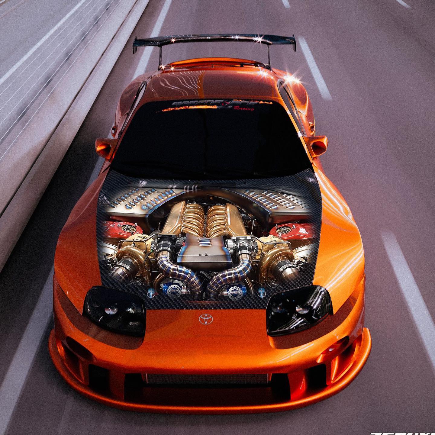 V12 Twin Turbo Toyota Supra Unleashing Power With V12 Twins V12 Twin Turbo Toyota Supra Unleashing Power With V12 Twins