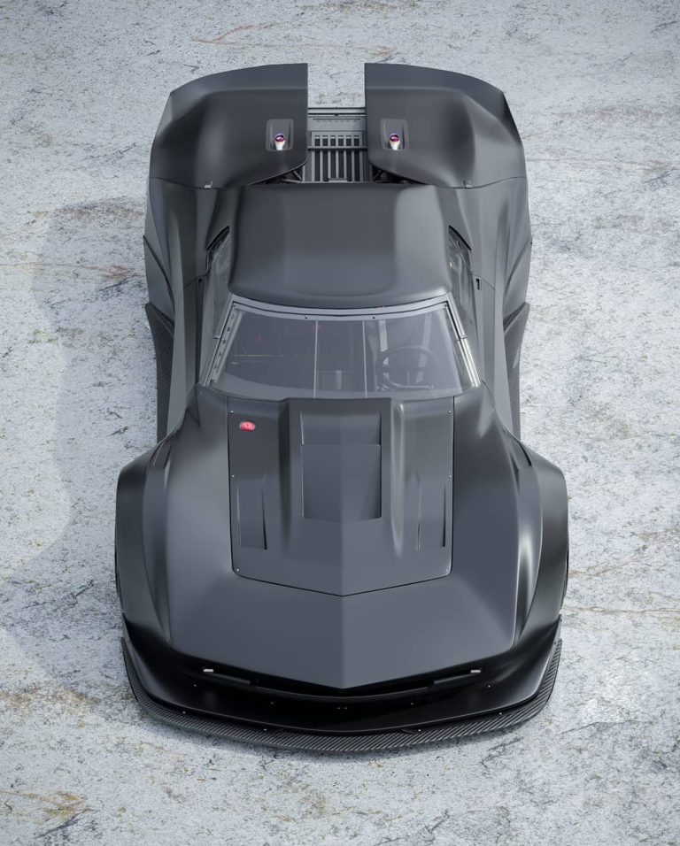 The Batman Corvette Batmobile Emerges as the Mid-Engined C3 GM Almost ...