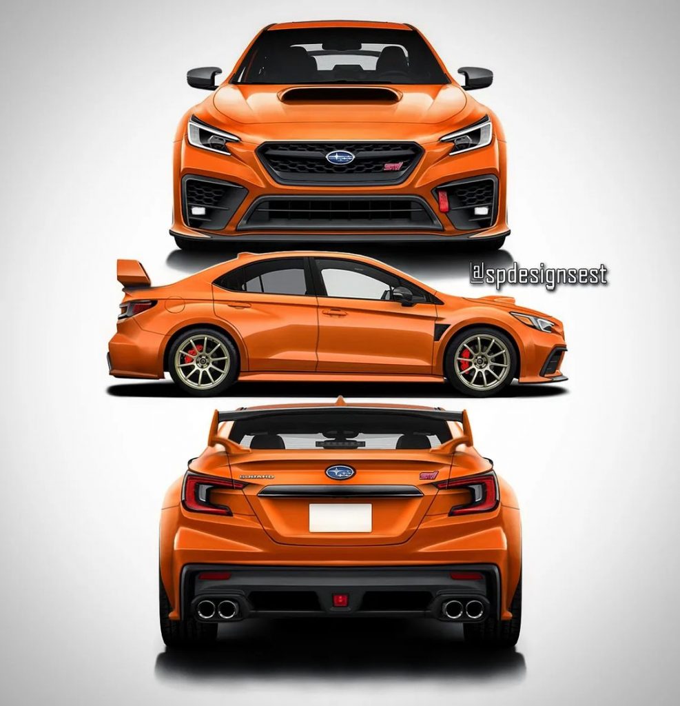 2023 Subaru WRX STI Gets Digitally Reborn as EV Plans Lie Ahead