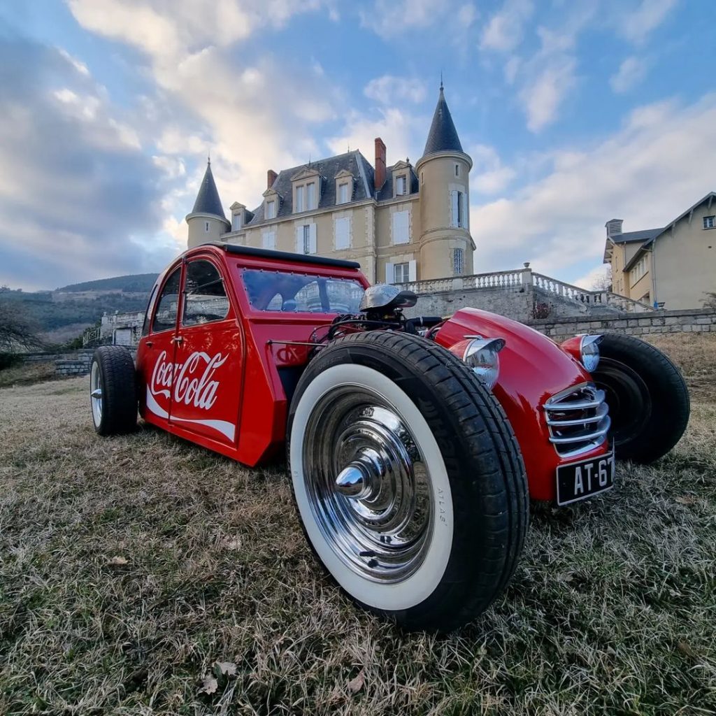 Citroen 2CV Turns into Unexpected Hot Rod with Exposed Chevy V8