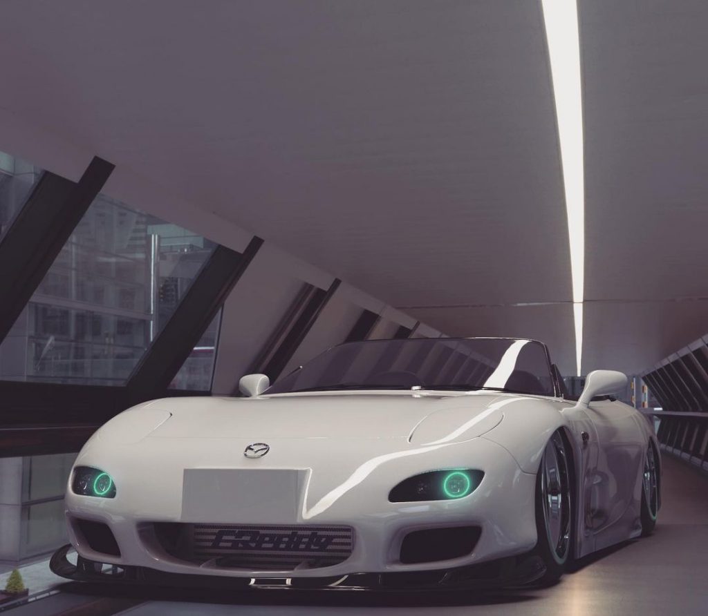 The RX-7 Convertible Mazda Never Built Looks Clean in FD Rotary ...
