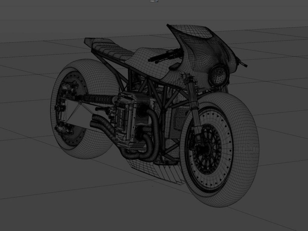 The Batman Digital Artist Ash Thorp Shows Batcycle Work with Italian ...