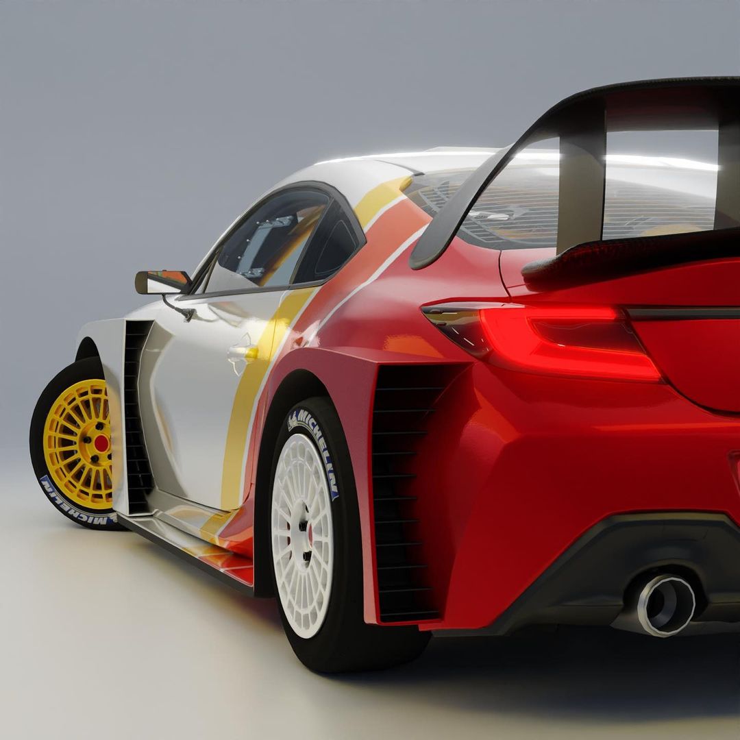 2022 Toyota GR86 WRC Channels Its Inner Rally Car with Aggressive CGI ...