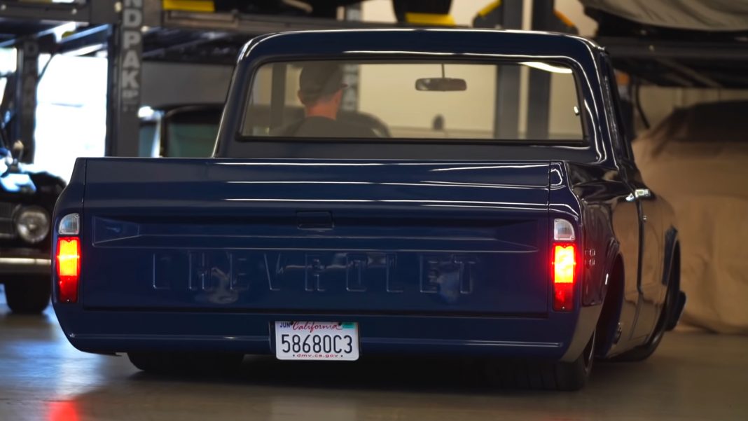 1971 Chevy C10 Is a Slammed Air Ride Truck Rocking Escalade Power