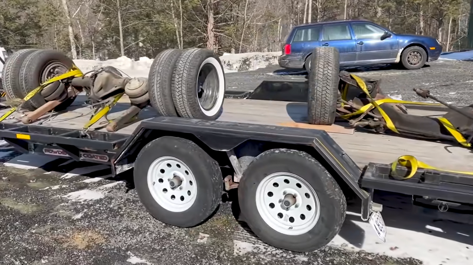 World's First Six-Wheeled Tesla Is the Model D Body-on-Frame Truck with ...